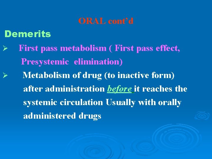 Routes of Administration of drugs By Dr Abdul