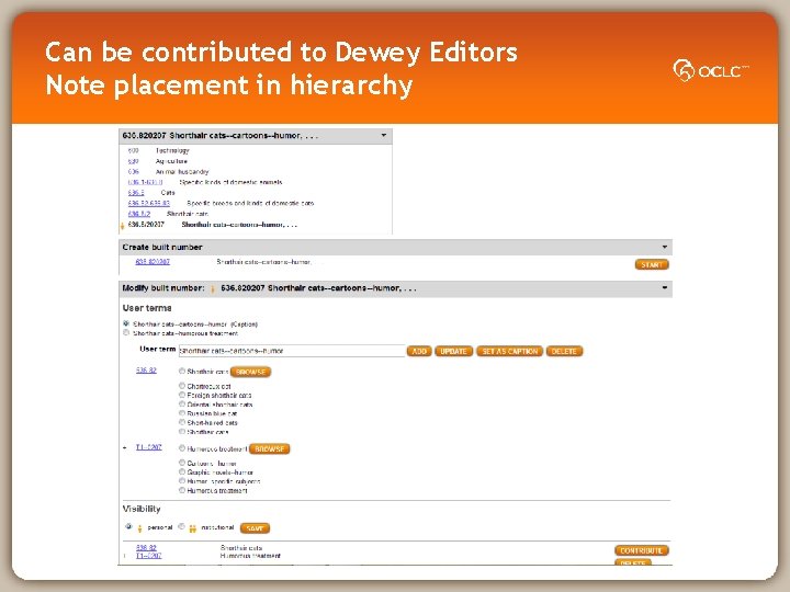 Web Dewey Number Building Basics November 2012 Overall