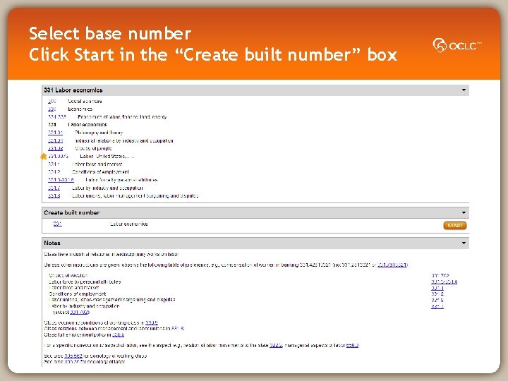 Web Dewey Number Building Basics November 2012 Overall