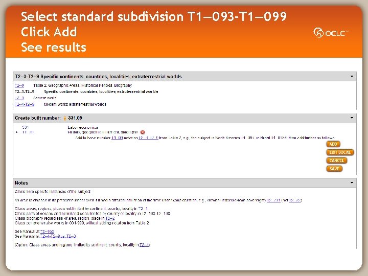 Web Dewey Number Building Basics November 2012 Overall