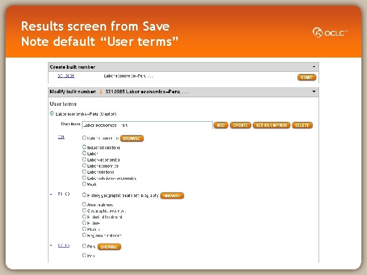 Web Dewey Number Building Basics November 2012 Overall