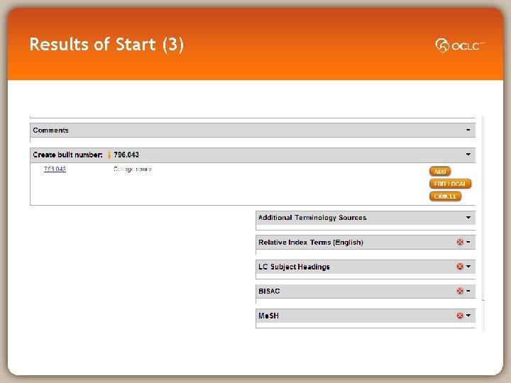 Web Dewey Number Building Basics November 2012 Overall