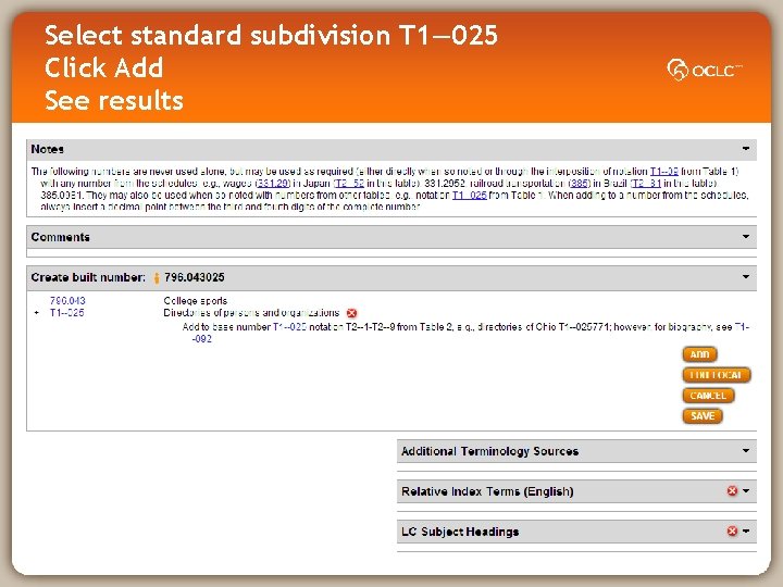 Web Dewey Number Building Basics November 2012 Overall