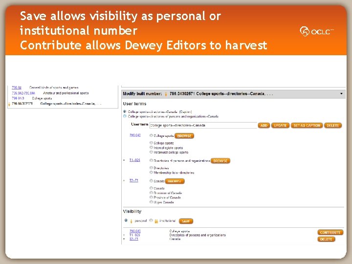 Web Dewey Number Building Basics November 2012 Overall
