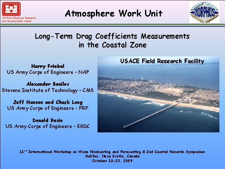 US Army Engineer Research and Development Center Atmosphere