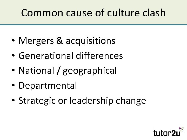 ORGANISATIONAL CULTURE Problems of changing organisational culture Ed