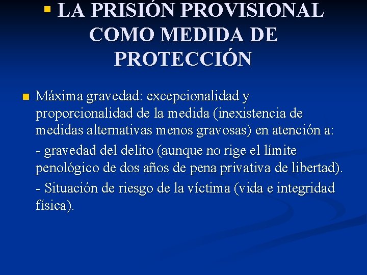 TEMA 2 MEDIDAS DE PROTECCIN Y DE SEGURIDAD