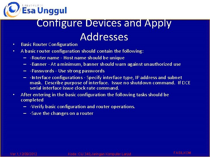 Introduction to Routing and Packet Forwarding CCNA 2