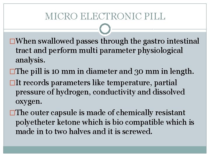 Introduction to sensors and onboard computers MICROBIVORES 25