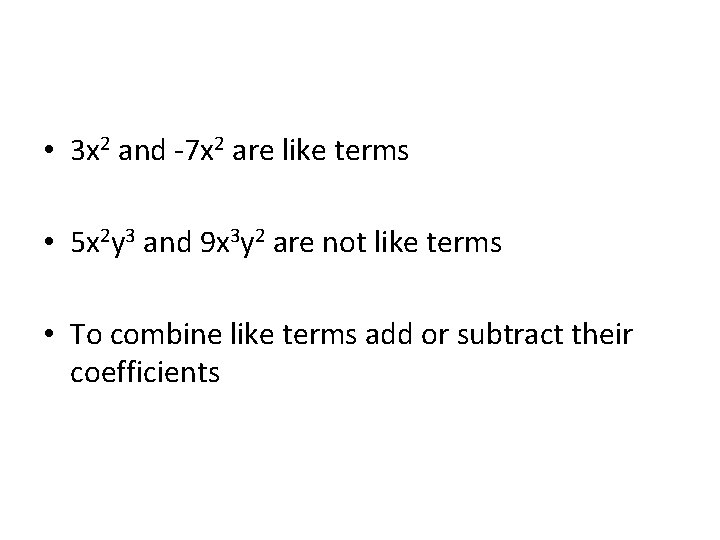 Lesson 1 2 Algebraic Expressions Variable a symbol