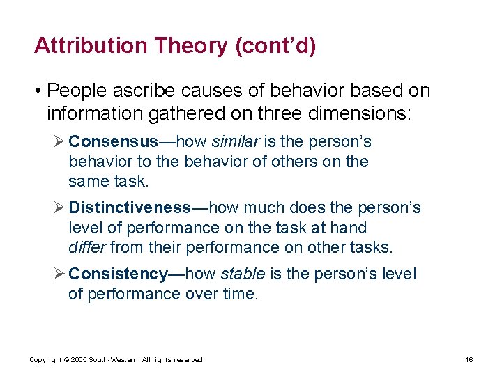 Chapter 3 Learning Perception and Attribution Power Point