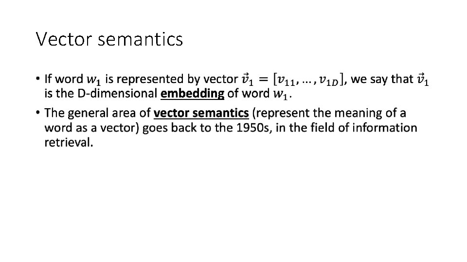 Lecture 17 vector semantics Mark HasegawaJohnson 3292021 CCBY