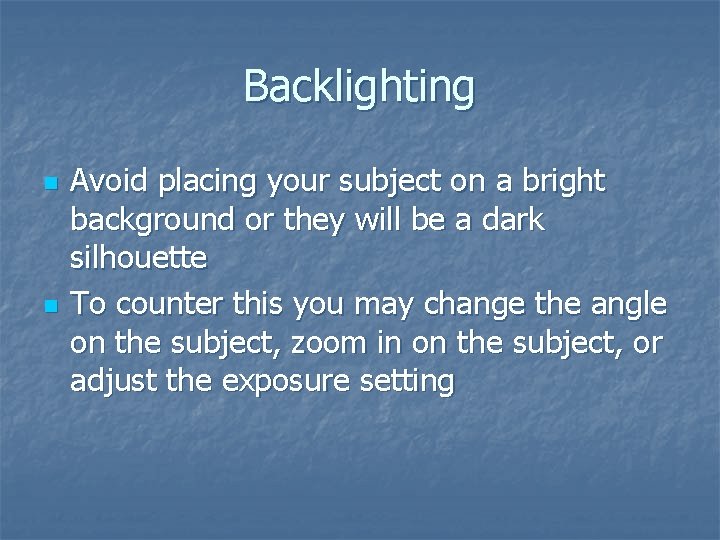 Lab Video Tips Things to watch out for