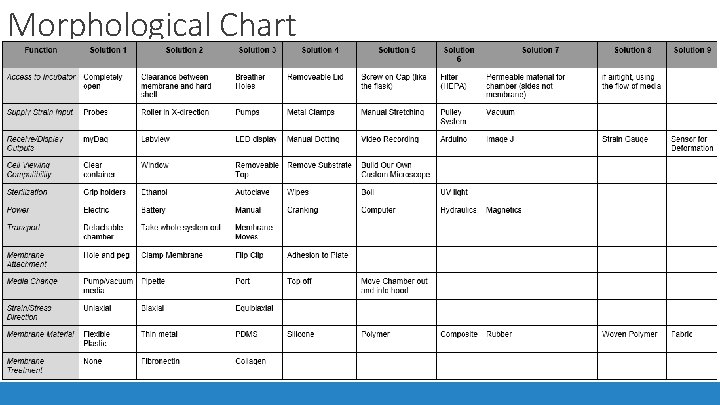 Mechanical Bioreactor Systems Design Review AMANDA CASTAGNINO EMILY