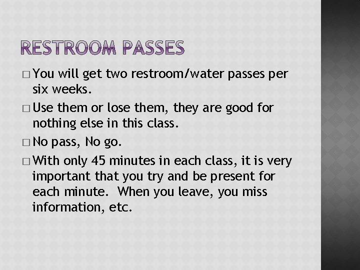 CLASSROOM PROCEDURES AND EXPECTATIONS Mrs Amberly Walker English