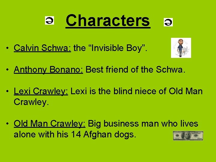 The Schwa Was Here By Neal Shusterman Characters