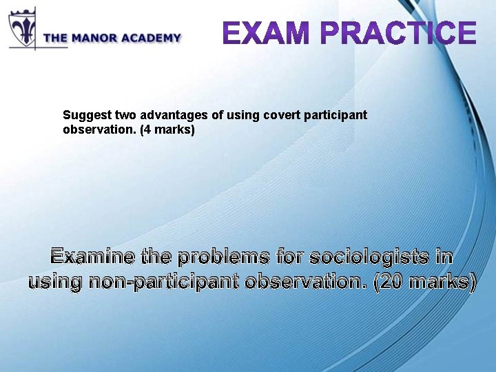 Lesson Overview Objectives 1 know the difference between