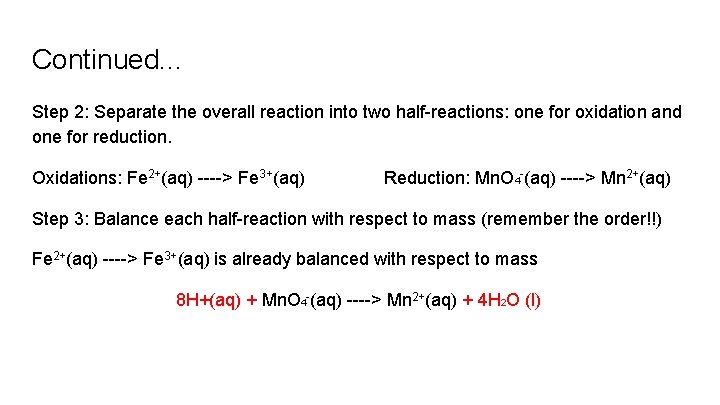 18 2 Balancing Oxidation Reduction Equations Cas 2