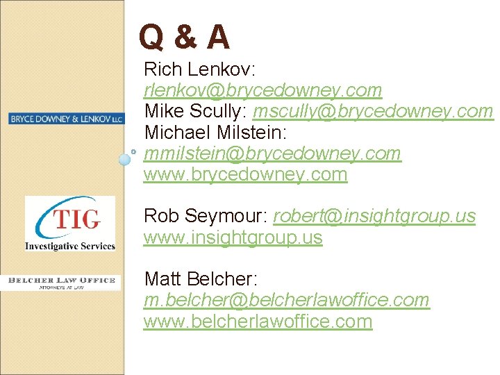 Workers Compensation Mock Trial Presented to ASSE Joint