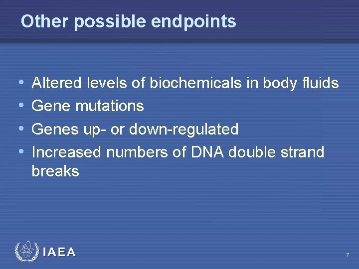 Basics of Biodosimetry Part 1 Lecture Module 2