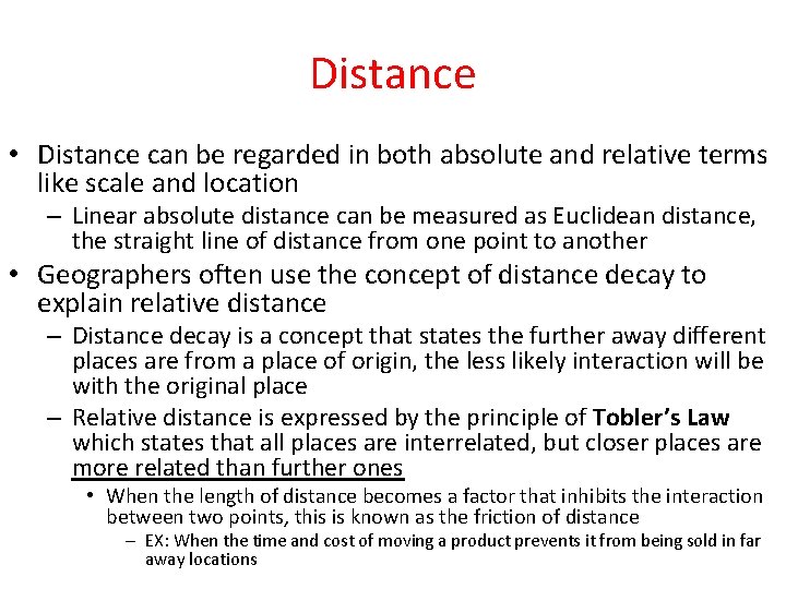 Unit 1 Review Geography its nature and perspectives
