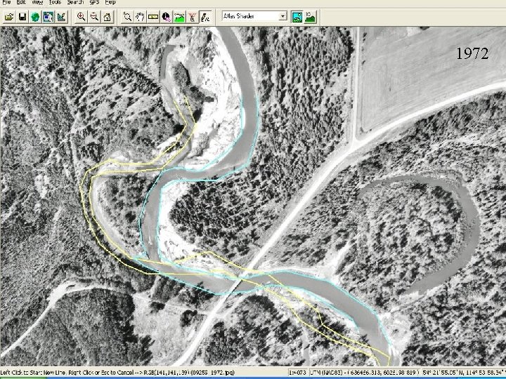 Tracking Lateral Stream Instability with Geo Referencing Tools