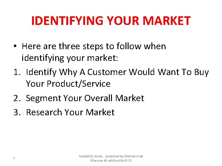 How to Identify a Target Market and Prepare