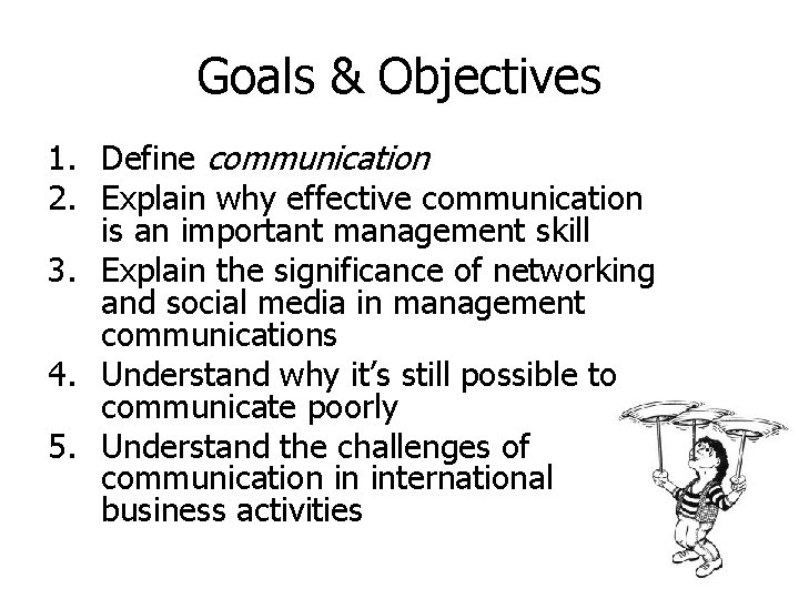 Communication Skills Chapter 2 Mr Sherpinsky Business Management
