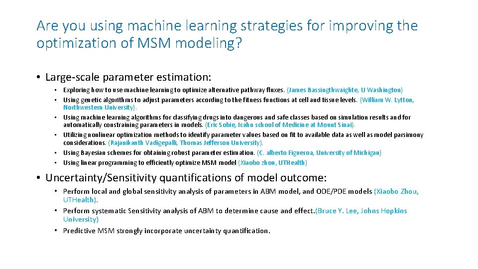 Machine learning algorithms that get better with experience