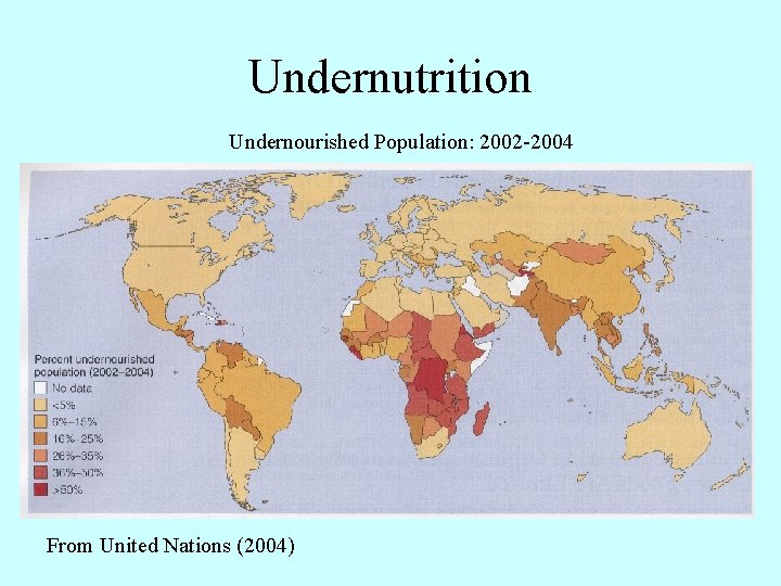World Malnutrition Undernutrition 800 million people Nutrient Deficiency