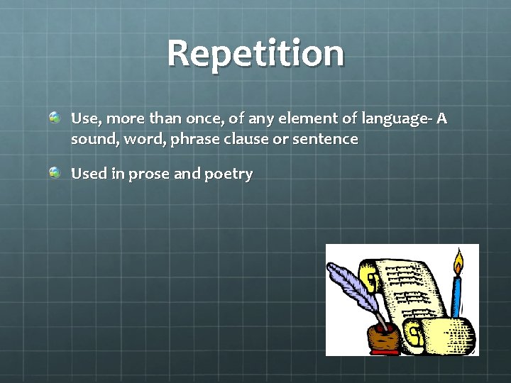 Elements of Poetry Rebecca K Fraker Atlantic Union