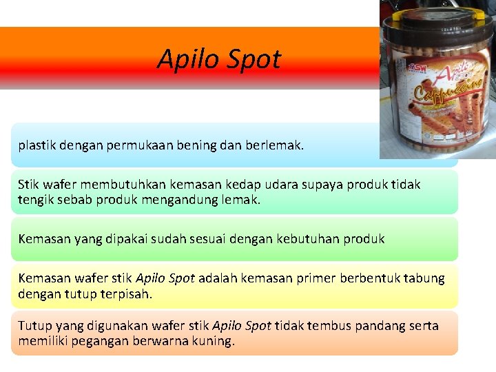 BAHAN kardus pada kemasan sekunder dan plastik pada