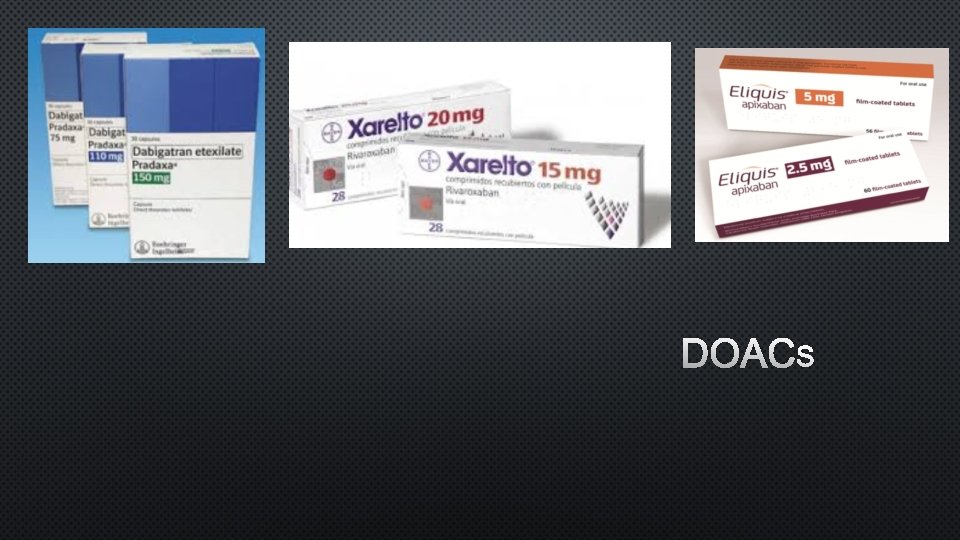 ANTICOAGULATION SEAN GREENHALGH MD FACP FHM THE BASICS