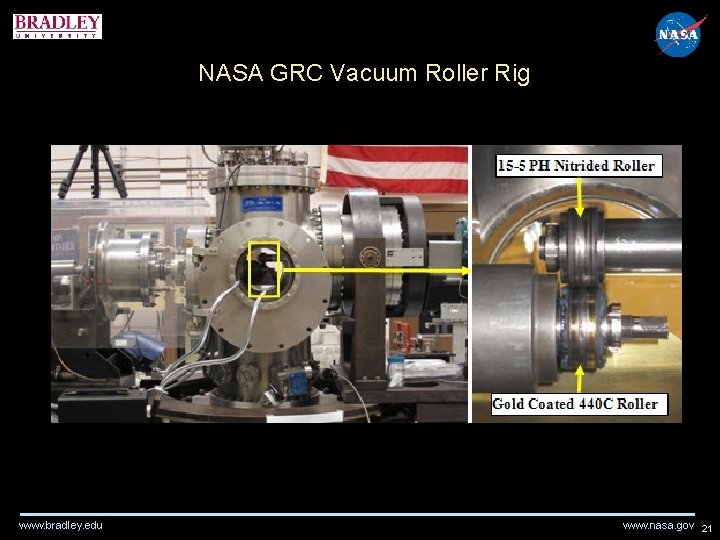 International Space Station SARJ Race Ring Damage Simulation