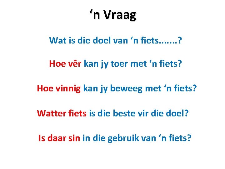n Damp van n damp alles is n