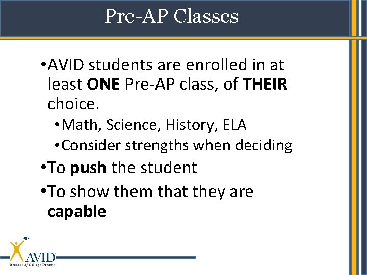 What is AVID Background Purpose and Goals What