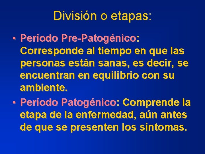 Historia Natural de la Enfermedad Fases y Niveles