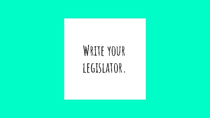 Empowering Connected Citizenship What responsibility do legislators have