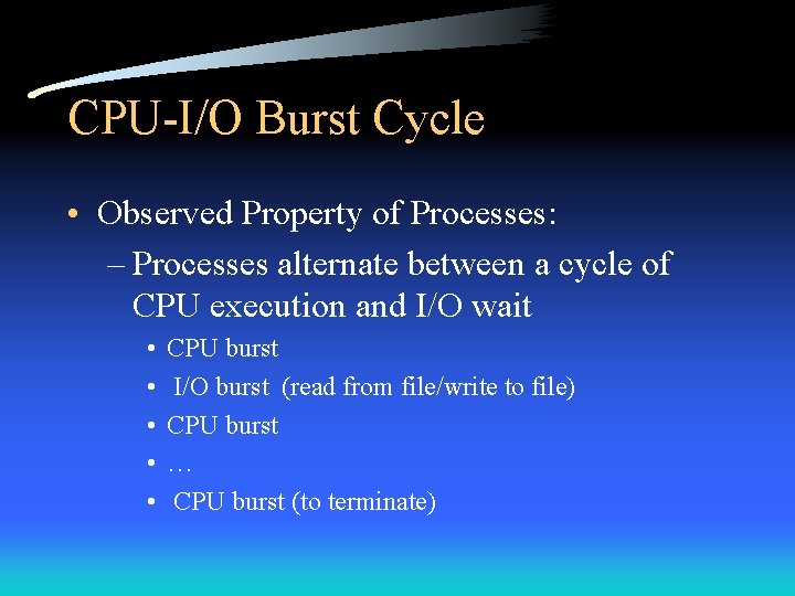 CPU Scheduling CSCI 4534 Introduction By switching the