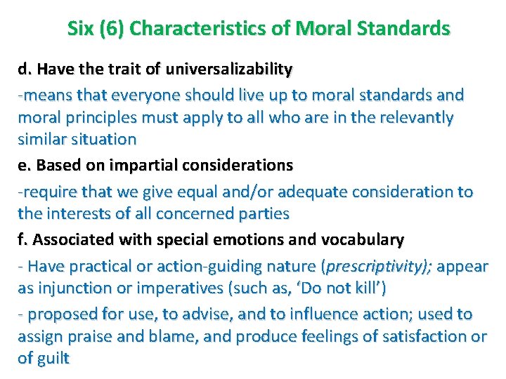 INTRODUCTION Key Concepts in Ethics Reference ETHICS PRINCIPLES