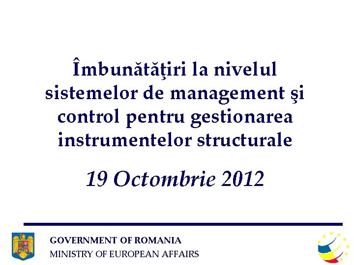 mbuntiri la nivelul sistemelor de management i control