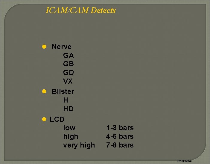 Improved Chemical Agent Monitor ICAM SOLDIER and BIOLOGICAL