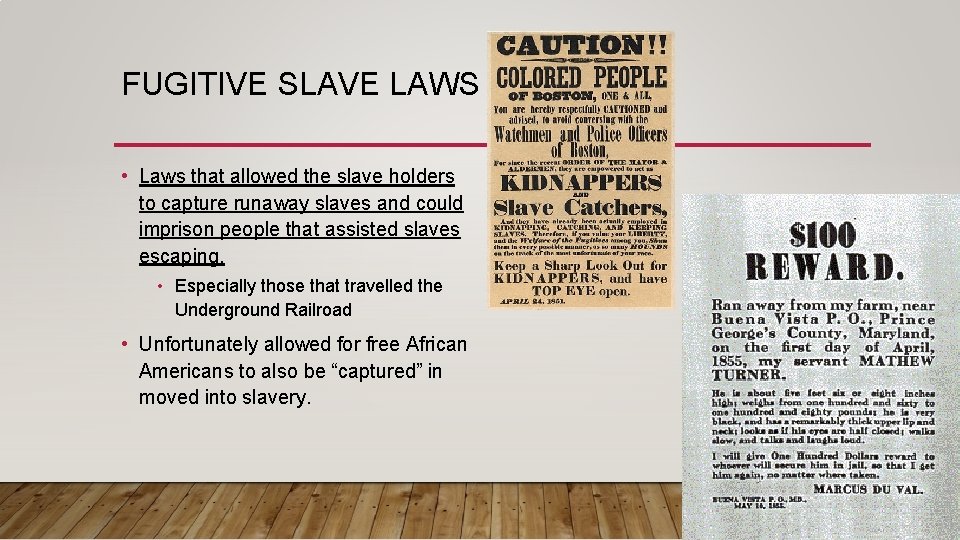 TRYING TO FIX AMERICA BEFORE THE CIVIL WAR