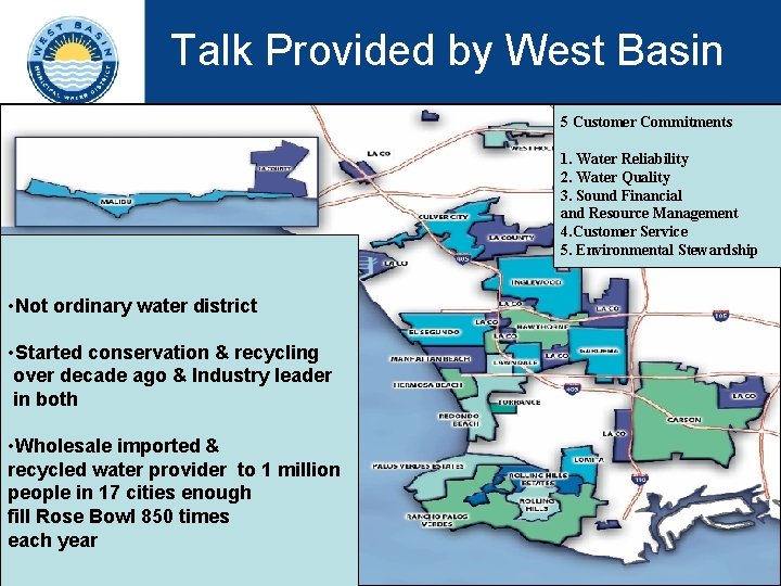 West Basin Municipal Water District Coastal Los Angeles