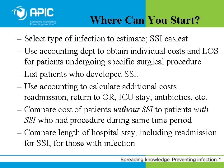 The Business Case for Infection Prevention and Control