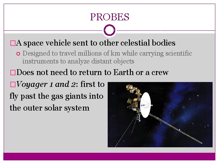 EXPLORING SPACE PAST PRESENT AND FUTURE A BRIEF