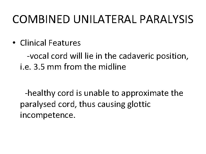 Laryngeal Paralysis Dr Abhishek Bhardwaj Nerve Supply Causes