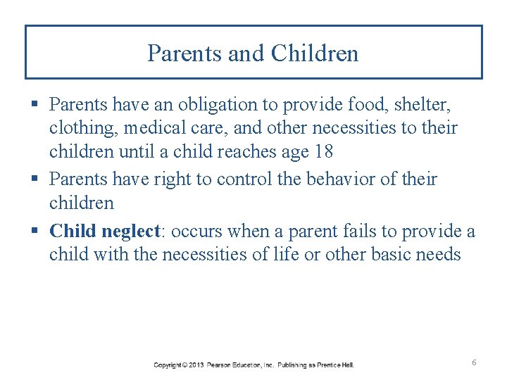 Chapter 53 Family Law 25 1 Learning Objectives