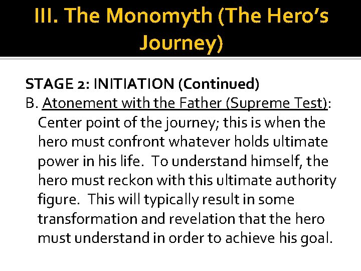 The Monomyth The Heros Journey I Why Do