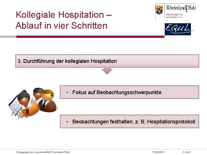 Kollegiale Hospitation Selbstreflexion Hospitationen im Unterricht ...